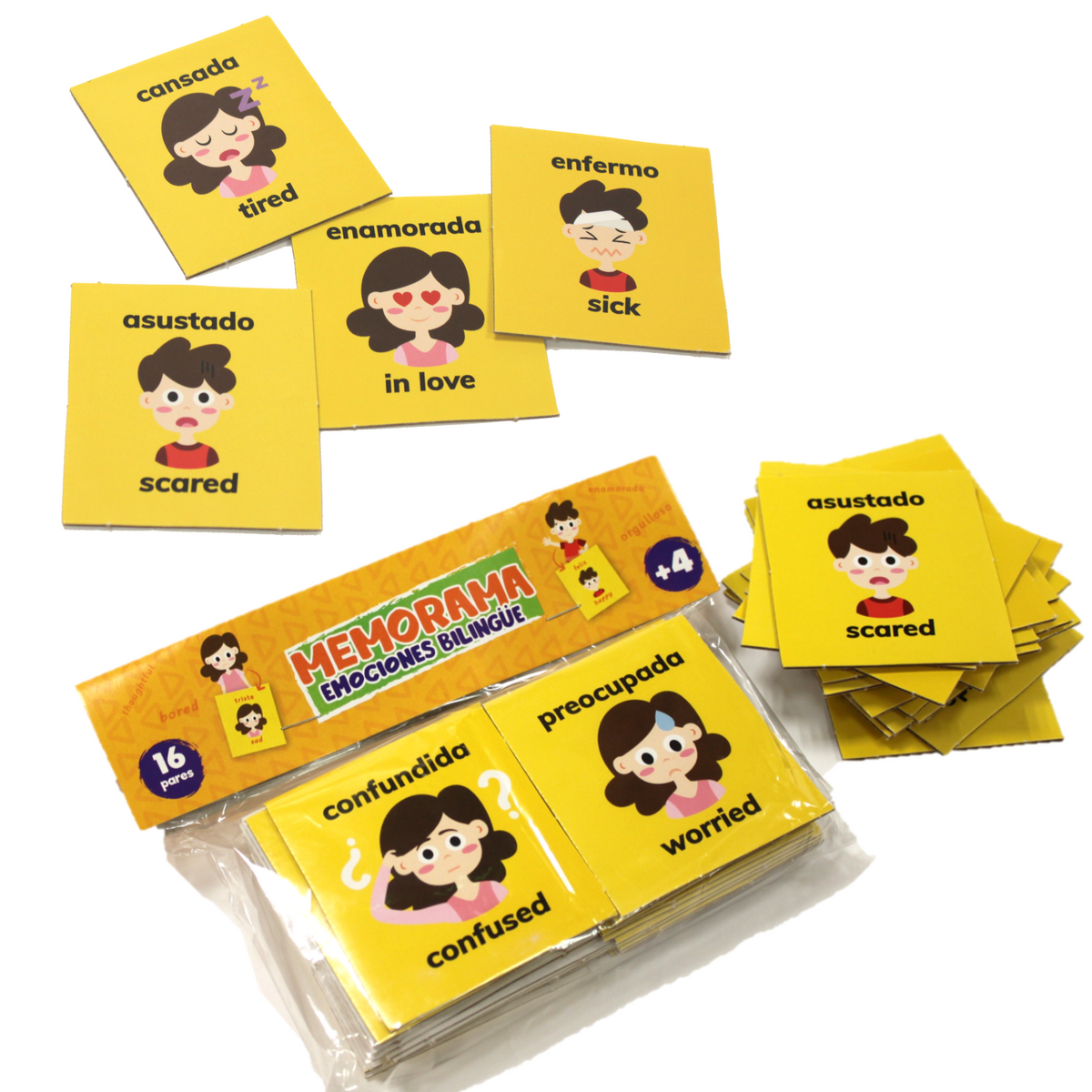Memorama Emociones Bilingüe – DaccArt